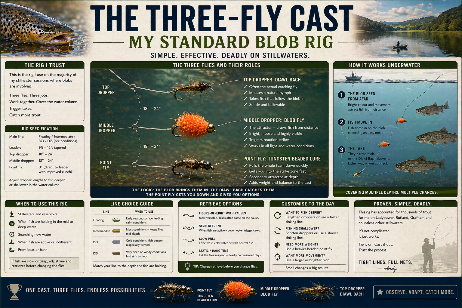 How to Fish a Blob Fly — Rigs, Retrieves and Tactics for UK Stillwaters ...