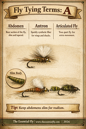 2026 Beginners Fly Tying Glossary - What Do All This Things Mean?