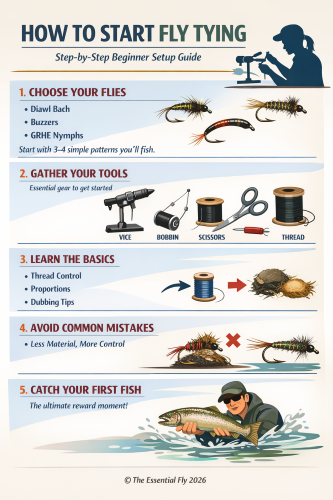 How to Start Fly Tying: Step-by-Step Beginner Setup Guide (That ...
