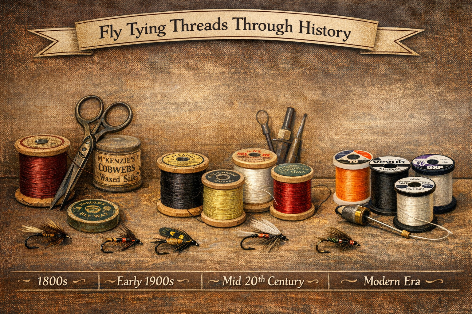 Brief History Of Tying Threads, from silks to gsp