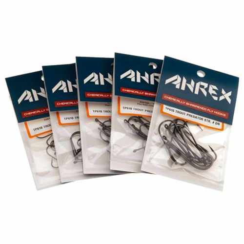 Ahrex Tp610 Trout Predator Streamer #1 Fly Tying Hooks for Fly Tying