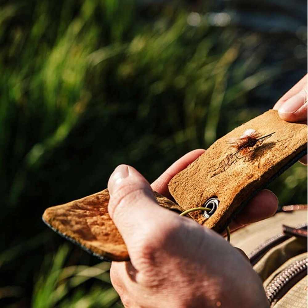 Loon Amadou Patch for Fly Tying from The Essential Fly