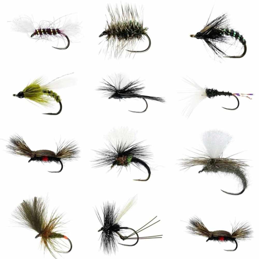 Barbless April Stillwater Dry Collection #12-18 Fishing Fly Assortment