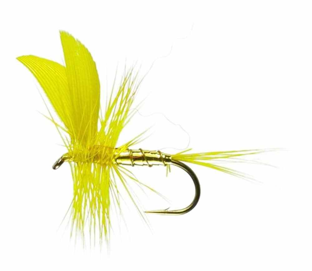 Sale - Caledonia Flies Golden Sally Winged Dry #16 Fishing Fly