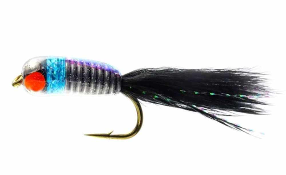 Titanic Black Bug #12 for Fishing Flies from The Essential Fly