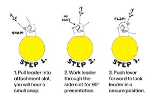 Thingamabobber Strike Indicator Doohickey Yellow Small 0.625 Inch