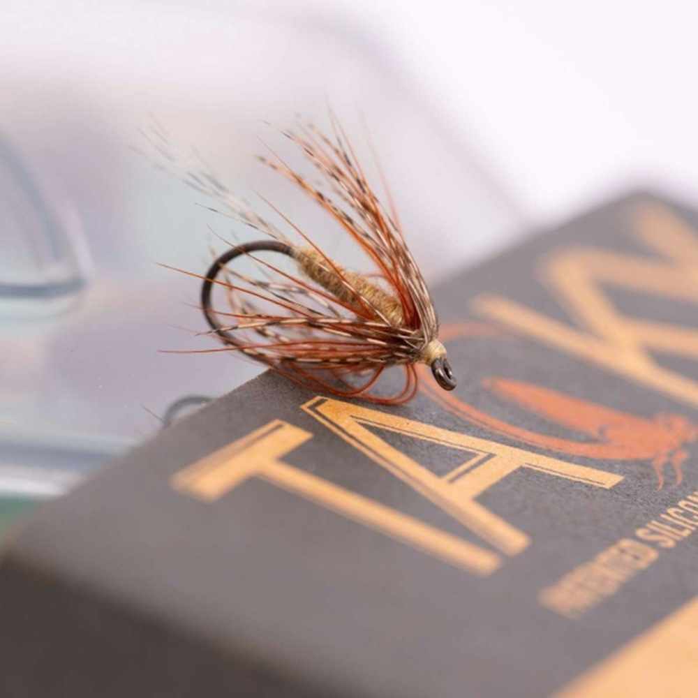 March Brown Selection Fly Box Fishing Fly Assortment Fishing Flies