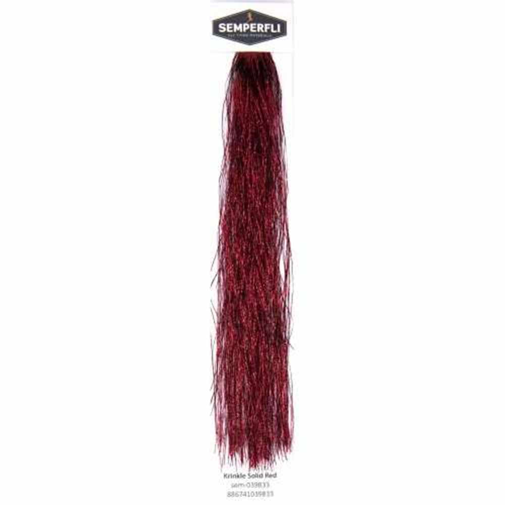 SemperFlash Krinkle Flash Red for Fly Tying from The Essential Fly