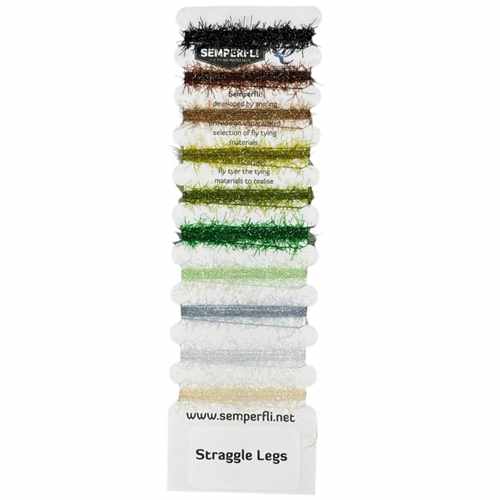 Straggle String Multicard Naturals & Attractor Colours for Fly Tying