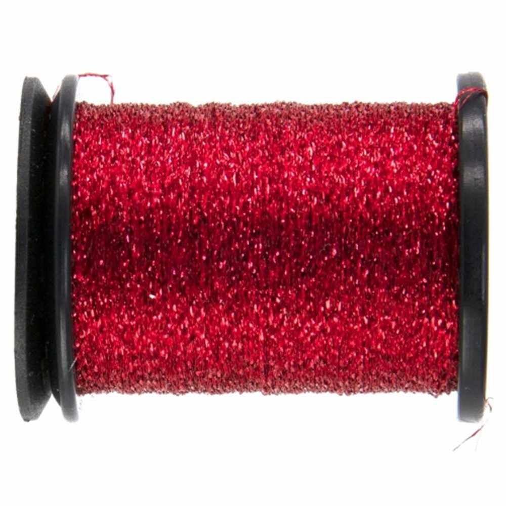 Micro Glint Nymph Tinsel Red for Fly Tying from The Essential Fly