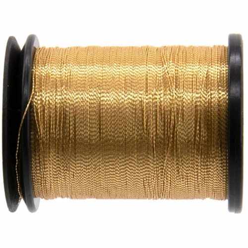 Micro Metal Hybrid Thread, Tinsel & Wire Antique Gold for Fly Tying