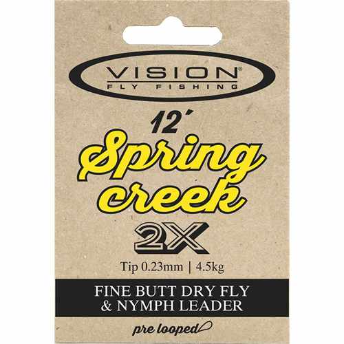 Vision Leader Spring Creek 2.4Lb / 1Kg / 7X for Fly Fishing