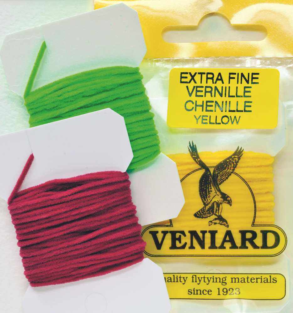 Veniard Fluorescent Chenille for Fly Tying from The Essential Fly