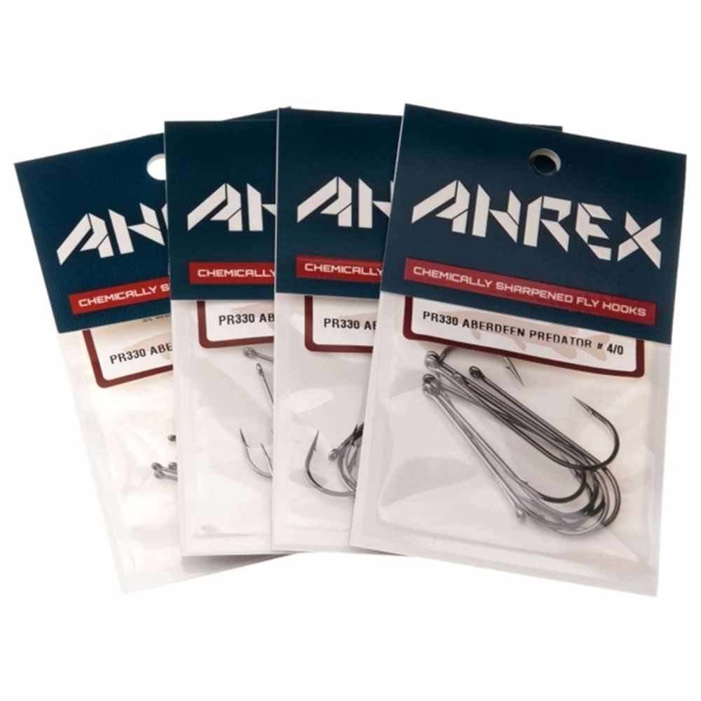 Ahrex Pr330 Aberdeen Predator #1 Fly Tying Hooks for Fly Tying
