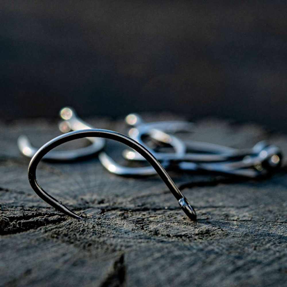 Ahrex Sa274 Curved Salt #1 Saltwater Fly Tying Hooks for Fly Tying