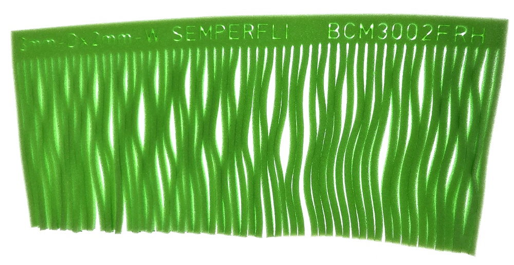 Foam Combs Rhyacophilia 2mm for Fly Tying from The Essential Fly