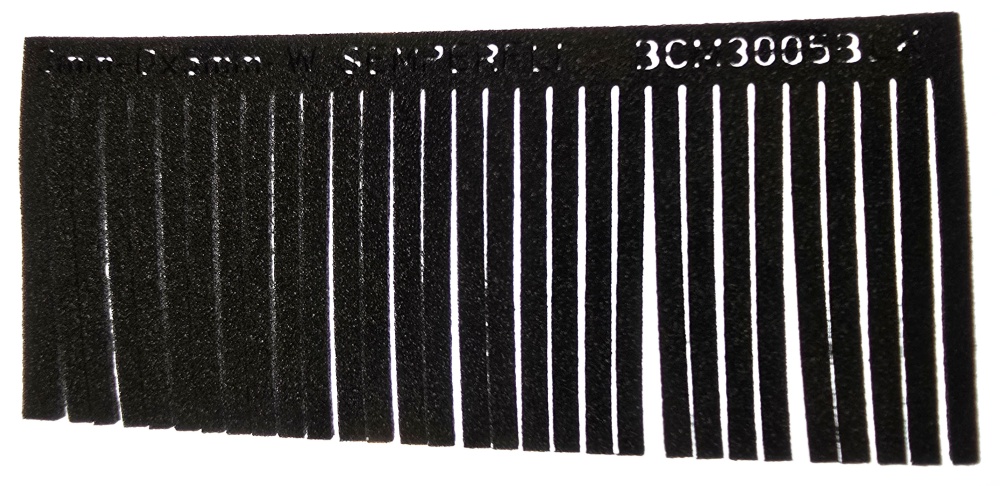 Foam Combs Black 5mm for Fly Tying from The Essential Fly