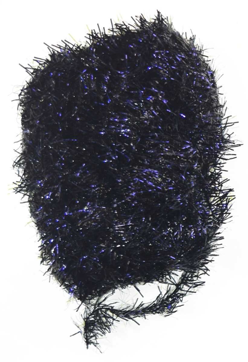 15mm Competition UV Chenille Midnight Black for Fly Tying