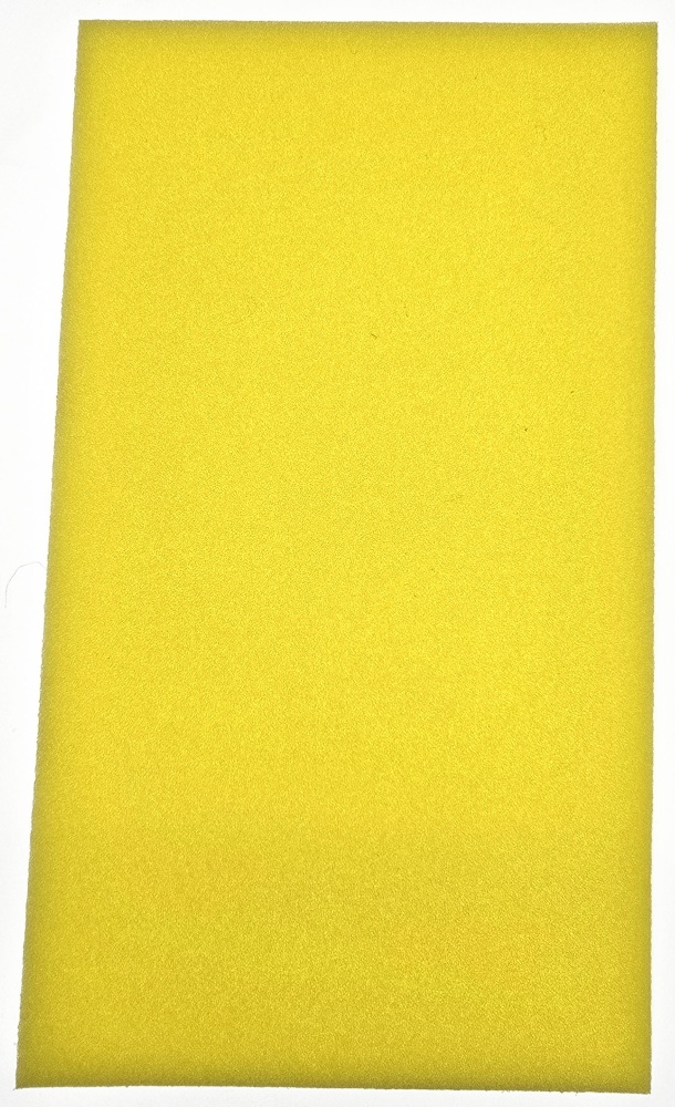 Flat Fly Tyers Foam 3.5mm Yellow for Fly Tying from The Essential Fly