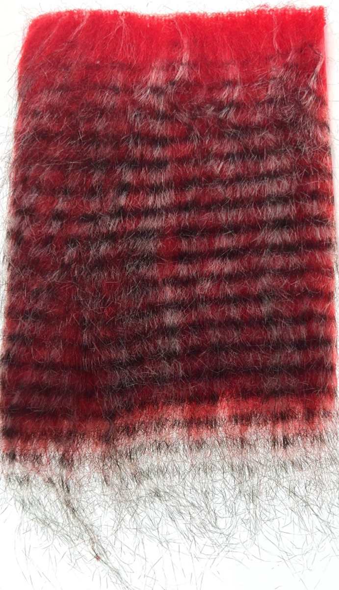 SemperFur Grizzle Fl Red for Fly Tying from The Essential Fly