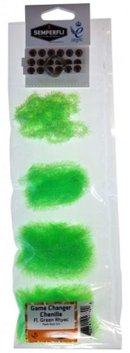 Game Changer Chenille Pack Fl Green Rhyacophilla for Fly Tying