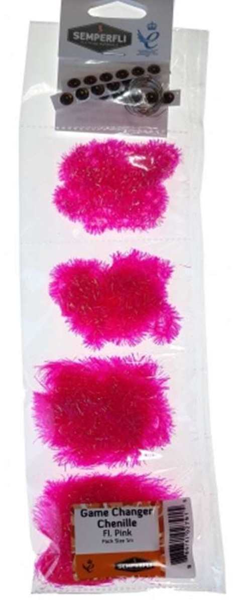 Game Changer Chenille Pack Fl Pink for Fly Tying|The Essential Fly