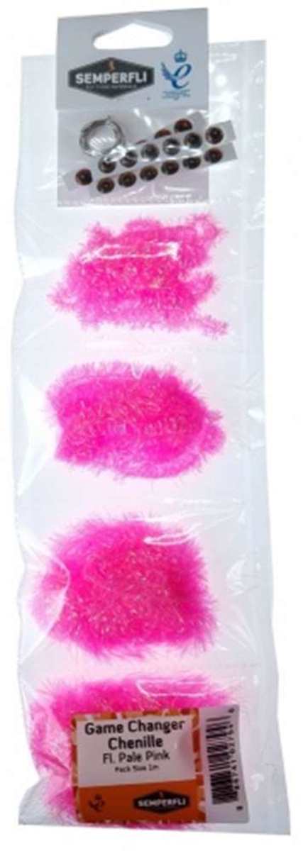 Game Changer Chenille Pack Fl Pale Pink for Fly Tying