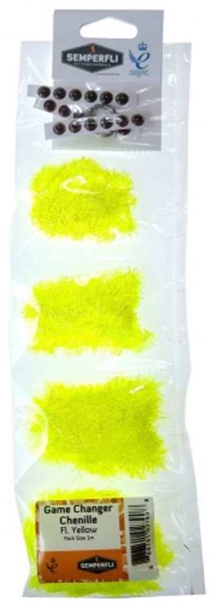 Game Changer Chenille Pack Fl Yellow for Fly Tying