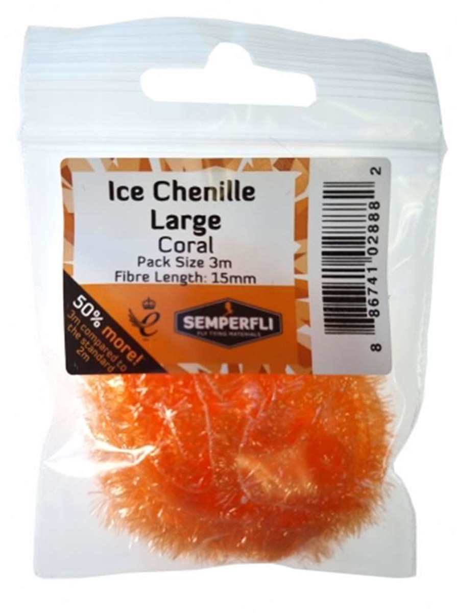Ice Chenille 15mm Coral for Fly Tying from The Essential Fly