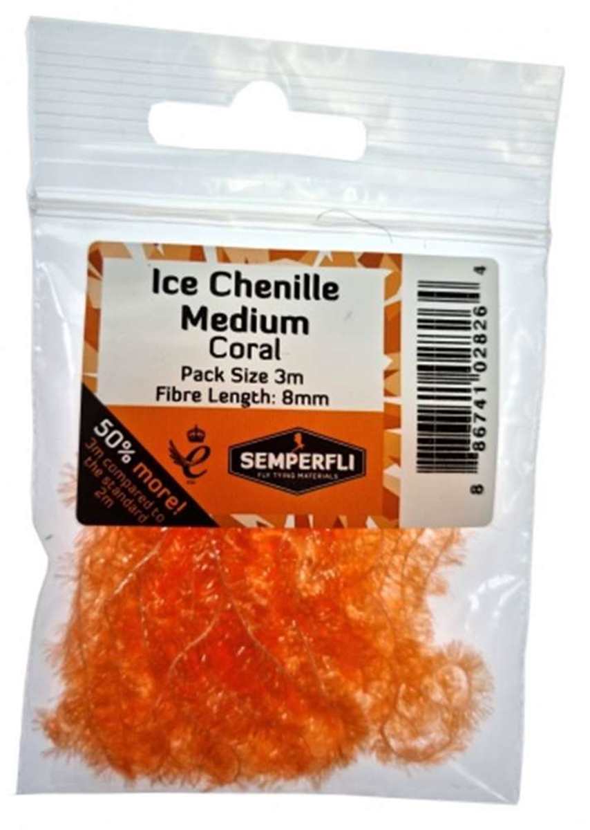 Ice Chenille 8mm Coral for Fly Tying from The Essential Fly