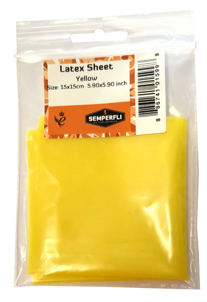 Latex Sheet Yellow for Fly Tying from The Essential Fly