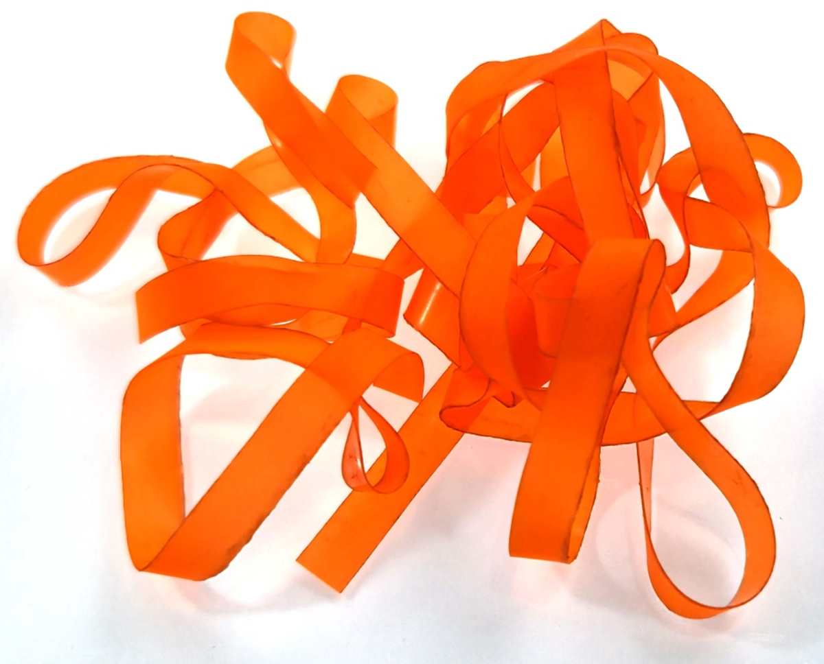 Scud Back 6mm Orange for Fly Tying from The Essential Fly