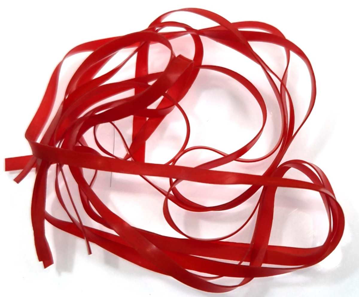 Scud Back 3mm Red for Fly Tying from The Essential Fly