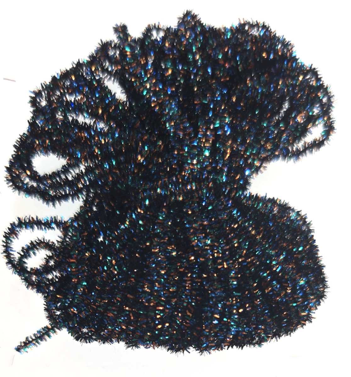 Synthetic Peacock Herl 1mm Micro Blue for Fly Tying