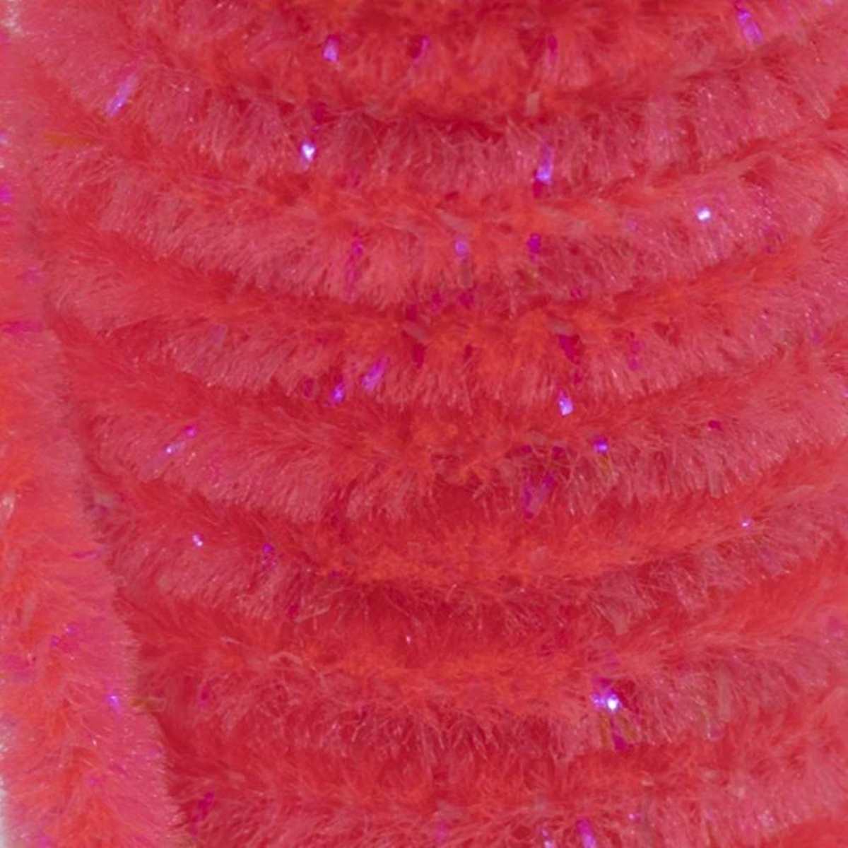 Sparkle Worm Chenille Fl Pink for Fly Tying from The Essential Fly