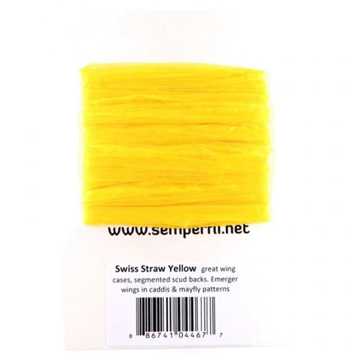 Swiss Straw Synthetic Raffia Yellow for Fly Tying|The Essential Fly