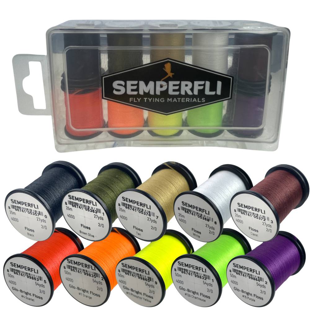 Fly Tying Floss Collection for Fly Tying from The Essential Fly