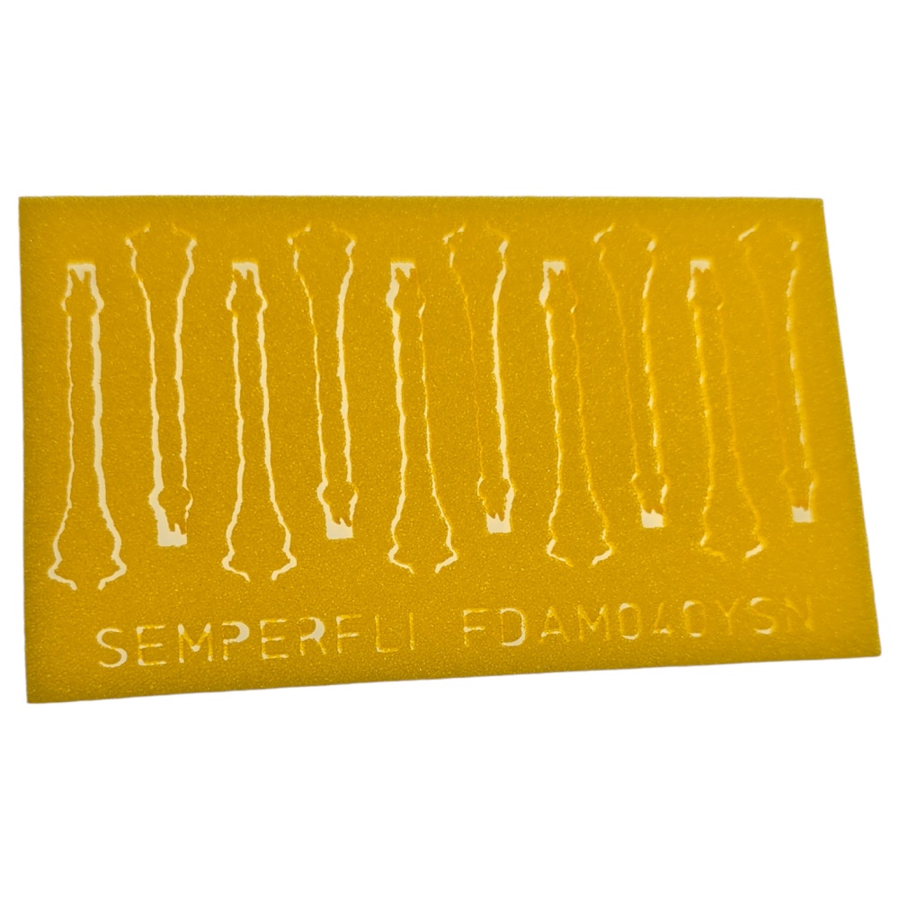 Foam Damsel/Dragonfly Bodies Sunburst Yellow 40mm for Fly Tying