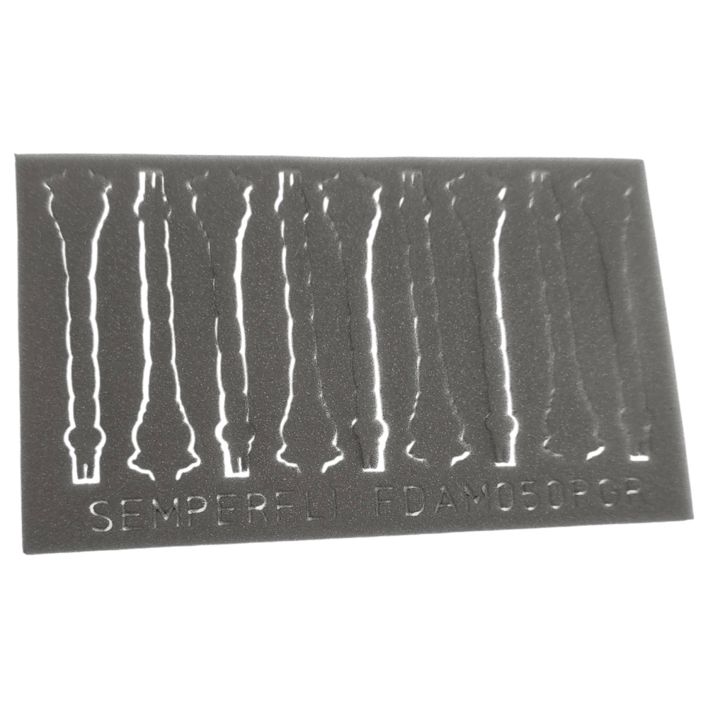 Foam Damsel/Dragonfly Bodies Pale Gray 50mm for Fly Tying