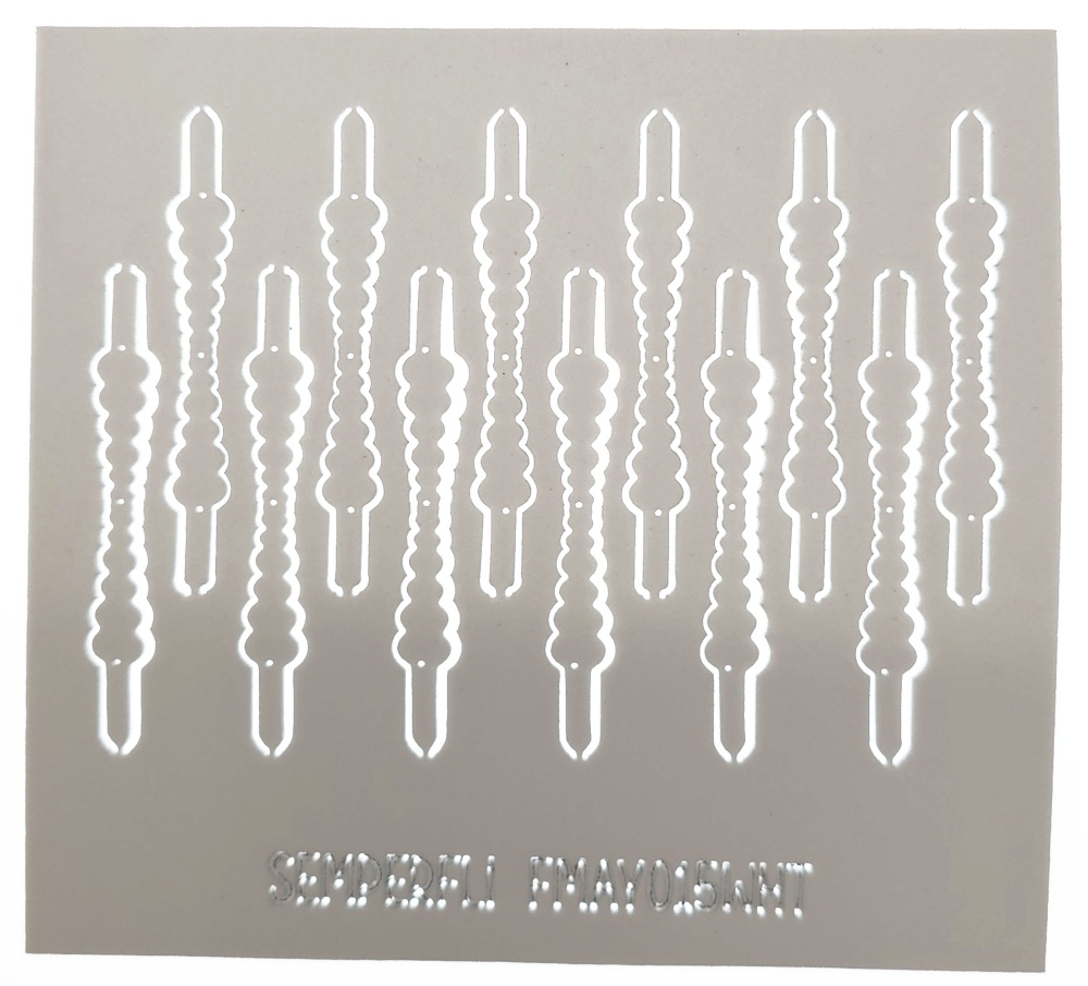 Foam Mayfly / Ephemeroptera Bodies White 15mm for Fly Tying