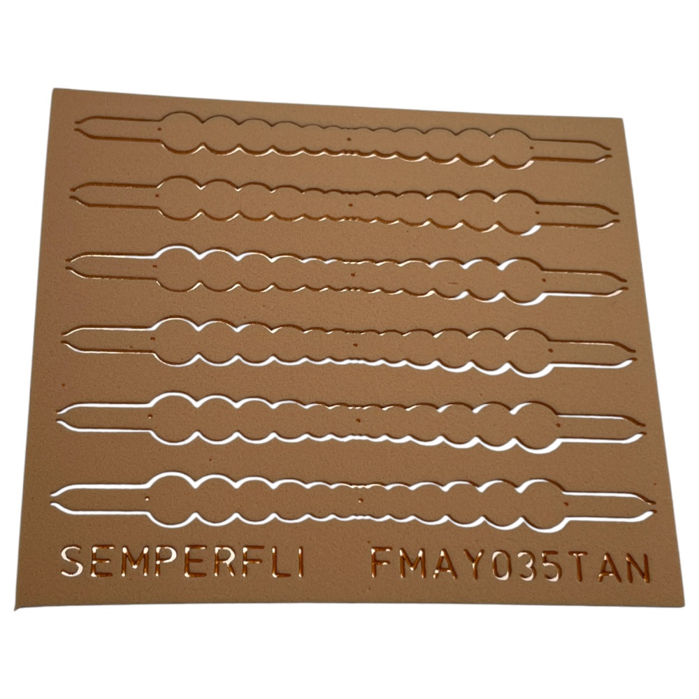 Foam Mayfly / Ephemeroptera Bodies Tan 35mm for Fly Tying