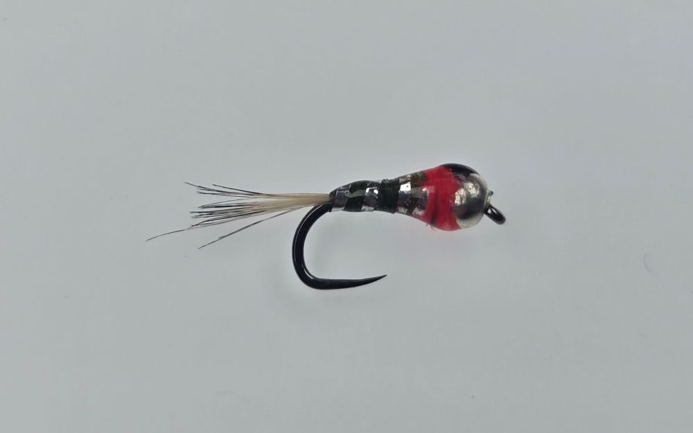 TEF Light Olive Perdigon Nymph Barbless Fishing Flies|The Essential Fly
