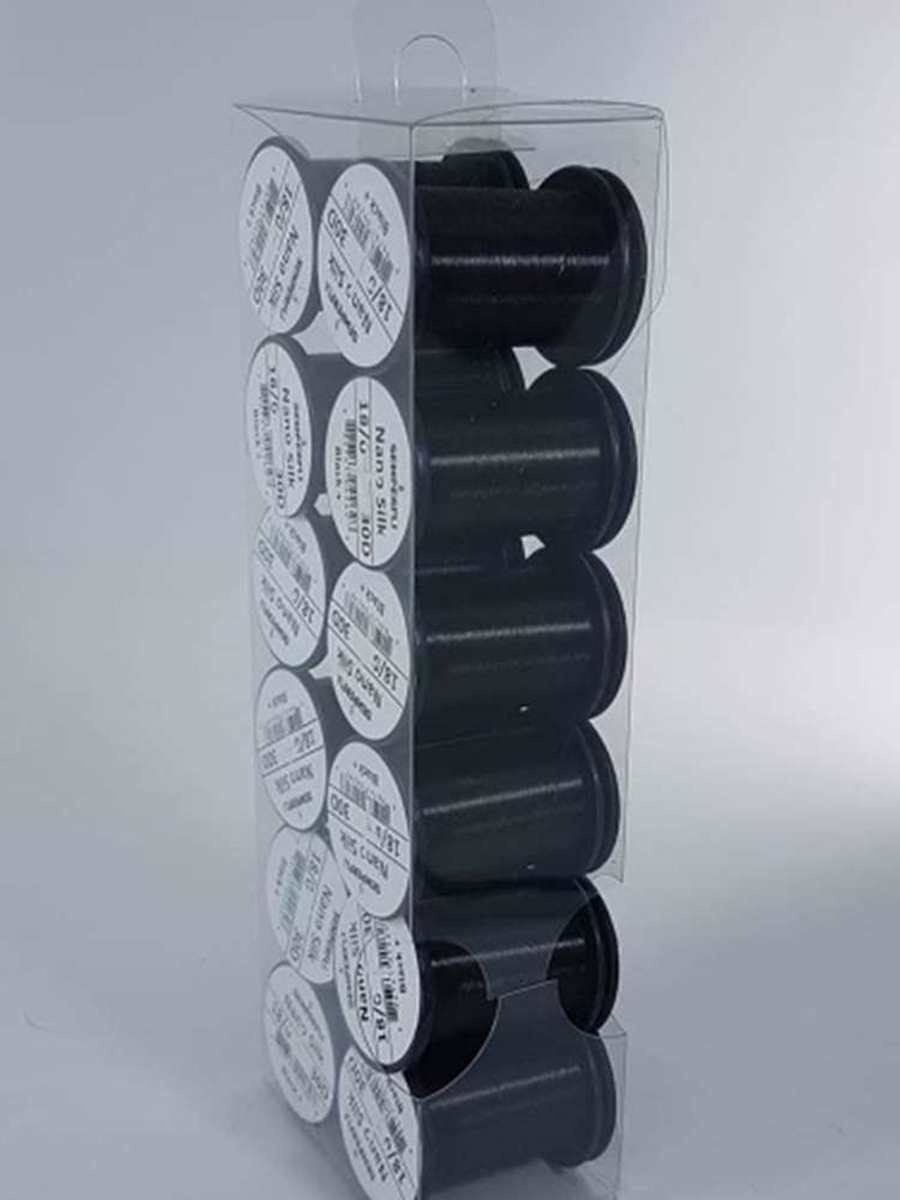 Clear Spool Display Box Empty for Fly Tying from The Essential Fly