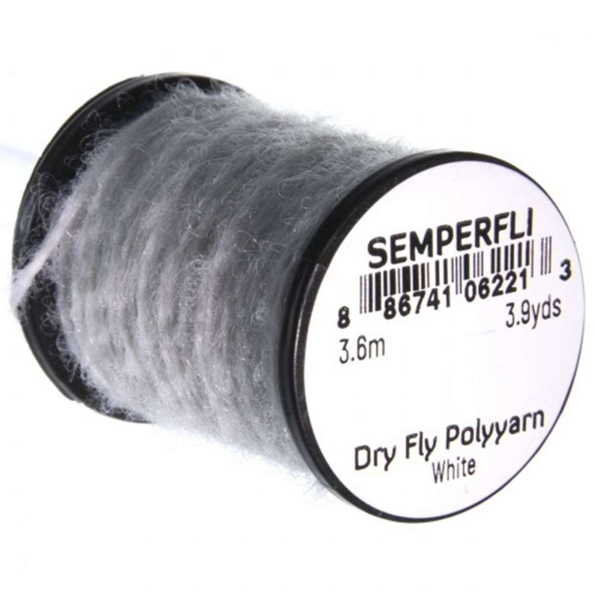 Dry Fly Polyyarn White for Fly Tying from The Essential Fly