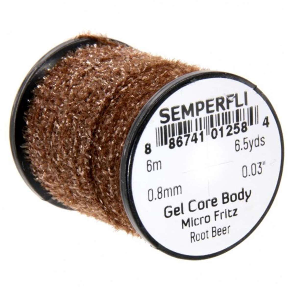 Gel Core Body Micro Fritz Rootbeer for Fly Tying|The Essential Fly