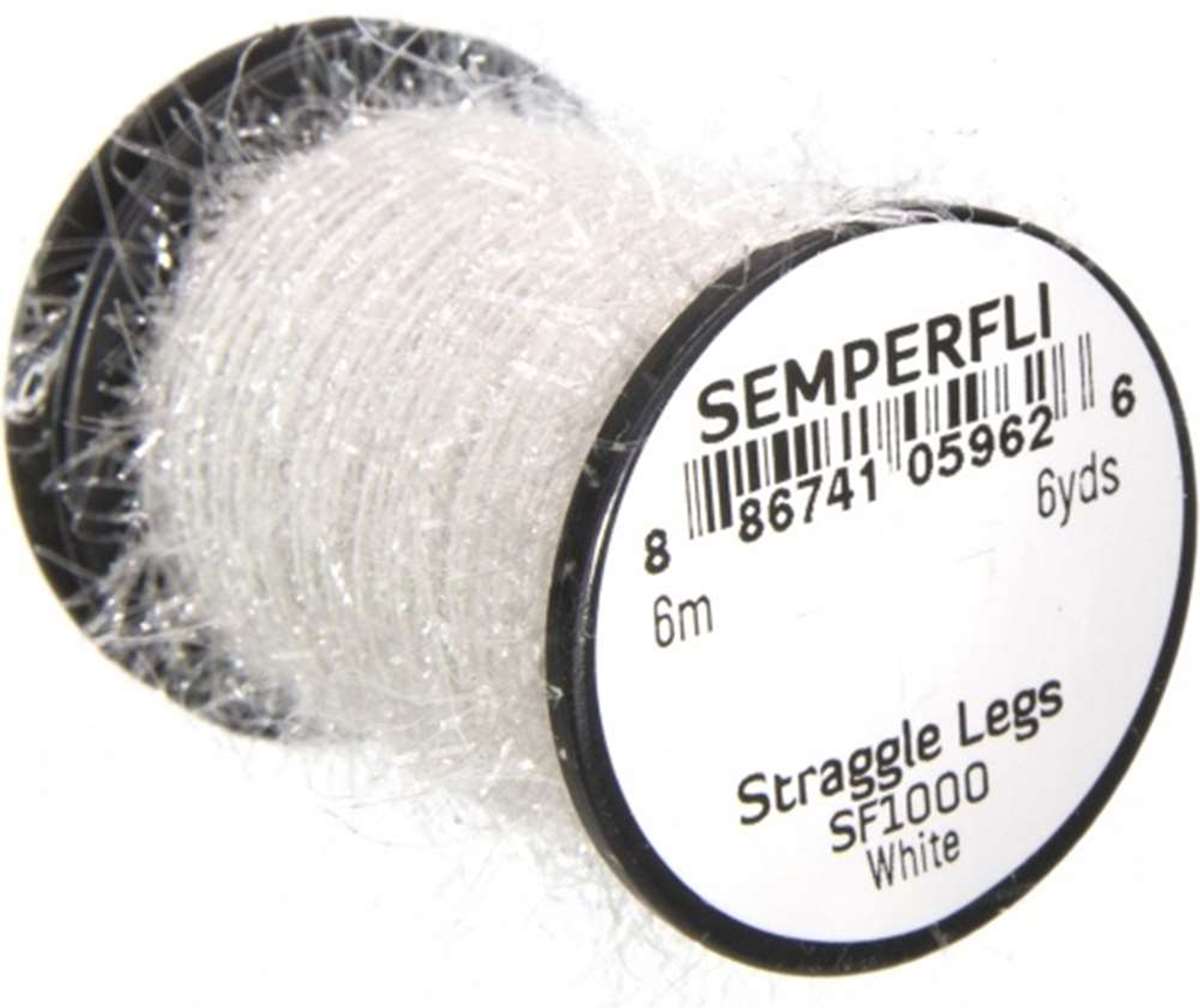Straggle Legs White for Fly Tying from The Essential Fly