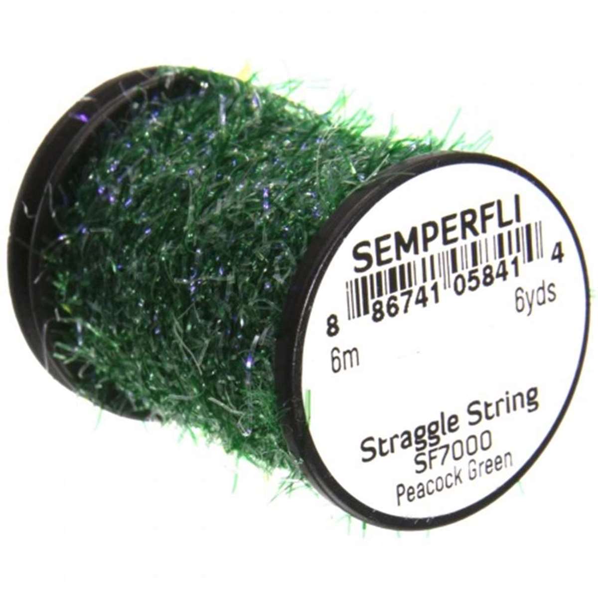 Straggle String Peacock Green for Fly Tying from The Essential Fly