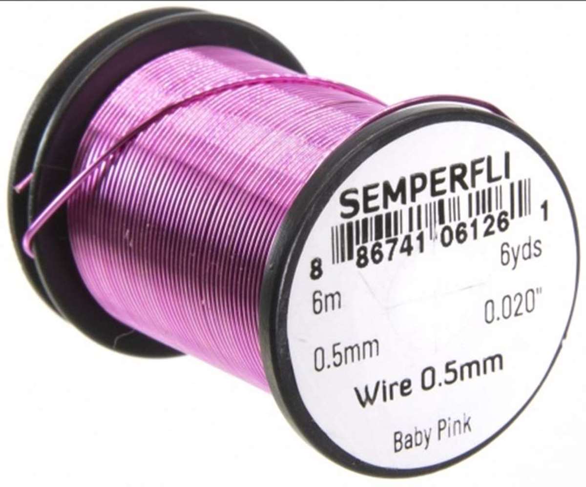 Wire 0.5mm Baby Pink for Fly Tying from The Essential Fly