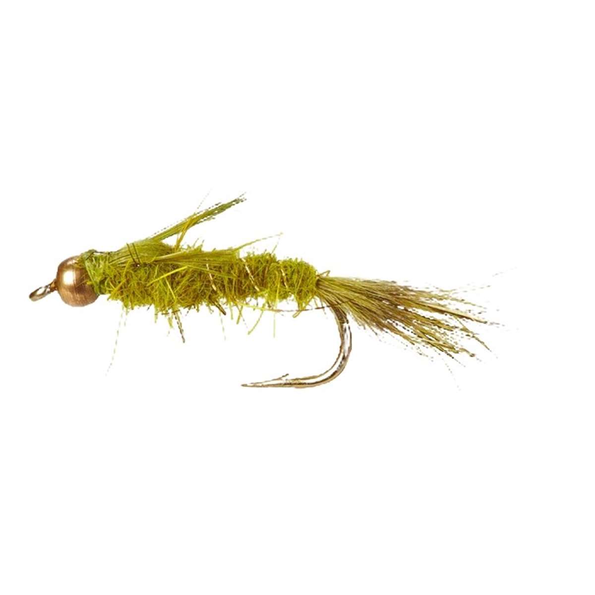 Sale - The Essential Fly Hares Ear Olive Beadhead Fishing Fly Size 12