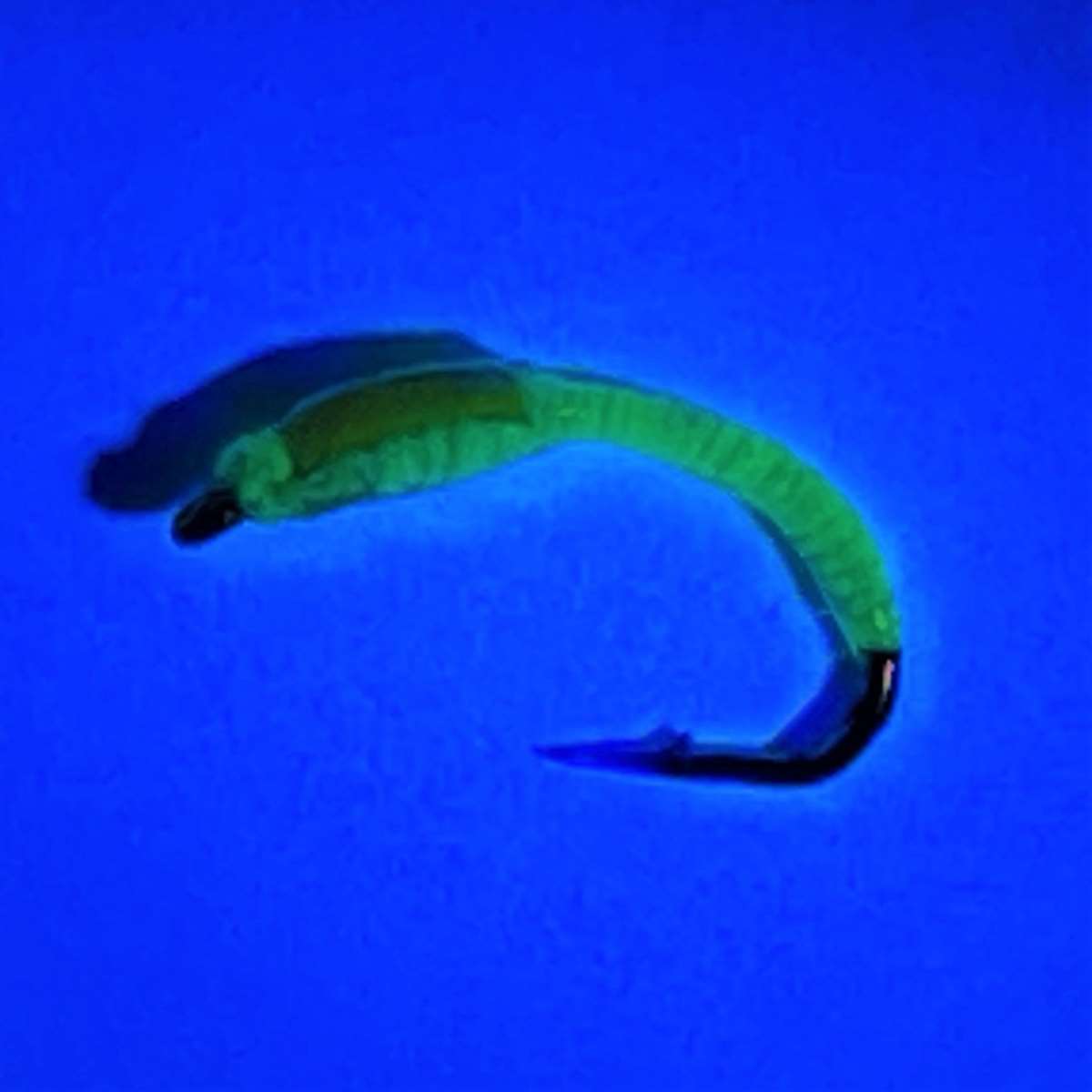 Fluorescent Green Flexi Epoxy Buzzer Fishing Flies